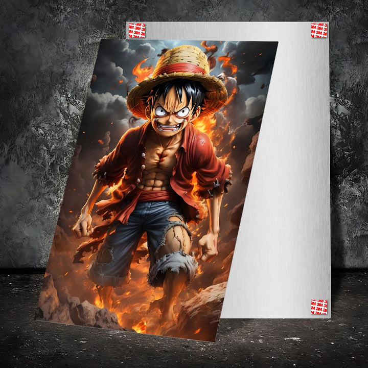 High-Quality Metal Posters - One Piece Monkey D Luffy OP15 | Vibrant ...