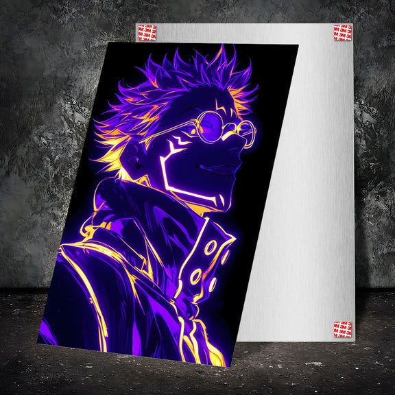 High-Quality Metal Posters - Anime Satoru Gojo SG05 | Vibrant Colors ...