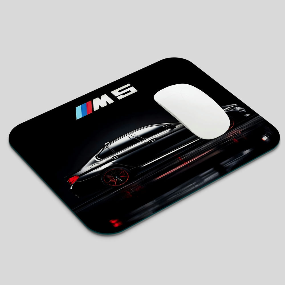 Stylish BMW M5 Black PerformanceAbstract Fluid Art Mouse Pad - Premium ...