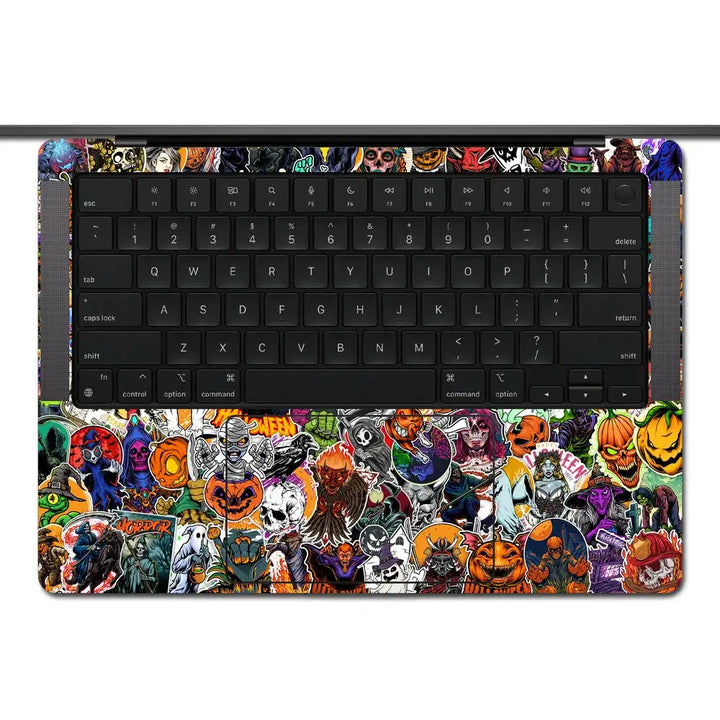 Halloween Sticker Bomb Laptop Skin for MacBook | Buy Online Now ...