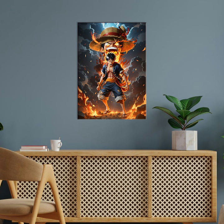 High-Quality Metal Posters - One Piece Monkey D Luffy OP12 | Vibrant ...