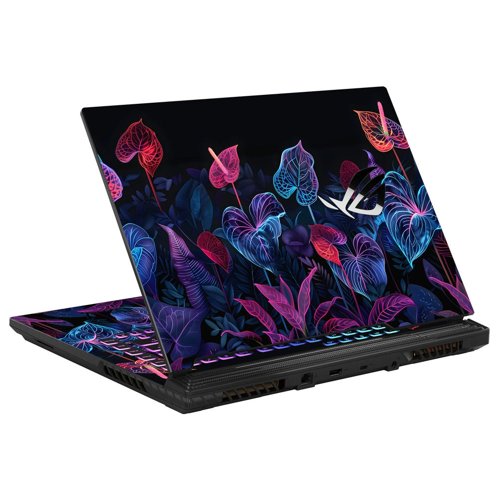 Shop Midnight Floral Blossom Pattern Laptop Skin for Asus | Buy Online ...