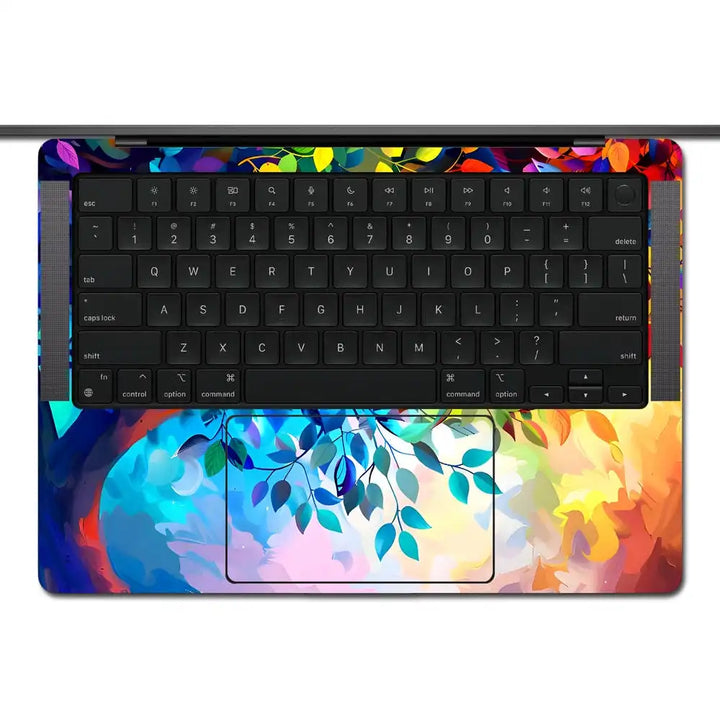 Abstract Rainbow Tree Laptop Skin for MacBook | Buy Online Now ...
