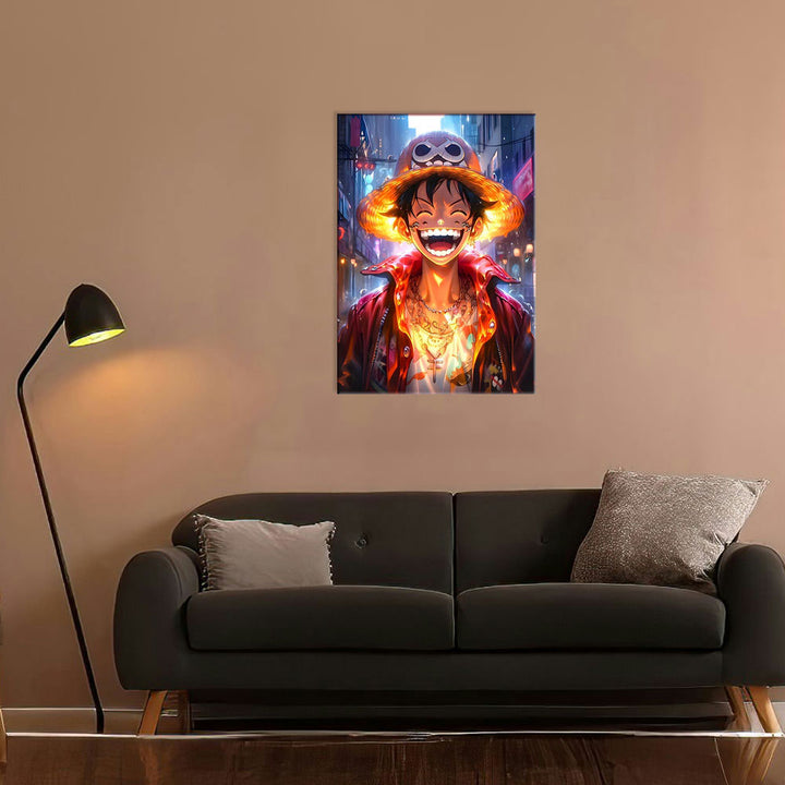 High-Quality Metal Posters - One Piece Monkey D Luffy OP08 | Vibrant ...