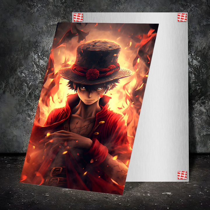 High-Quality Metal Posters - One Piece Monkey D Luffy OP09 | Vibrant ...