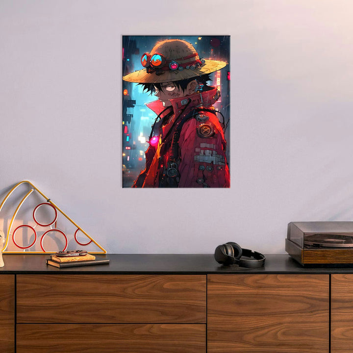 High-Quality Metal Posters - One Piece Monkey D Luffy OP04 | Vibrant ...