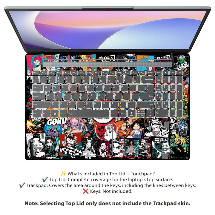 Shop Demon Slayer Collage Laptop Skin for Lenovo | Buy Online Now ...
