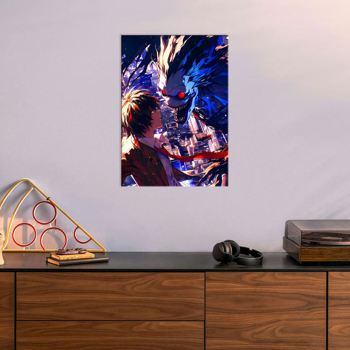 High-Quality Metal Posters - Anime Light Yagami X Ryuk Death Note ...