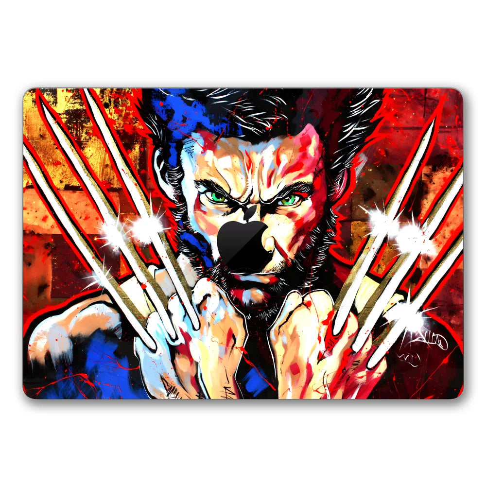 Wolverine X-Men Face Pop Art Laptop Skin for MacBook | Buy Online Now ...