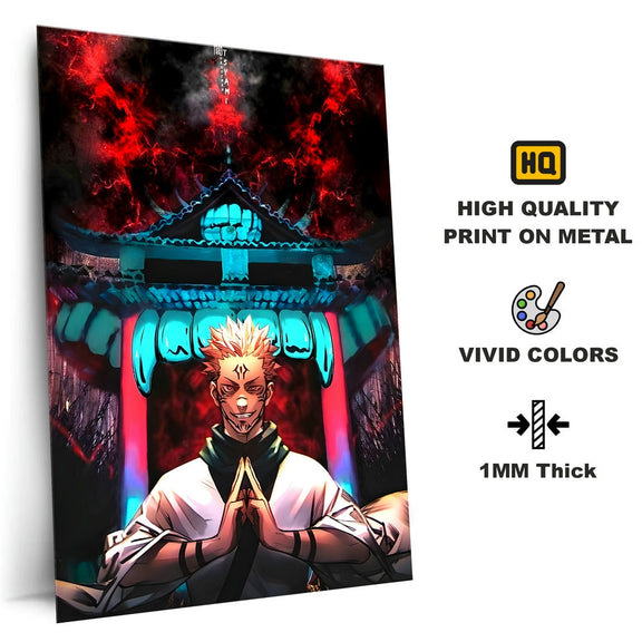 High-Quality Metal Posters - Anime Sukuna SK11 | Vibrant Colors & Sharp ...