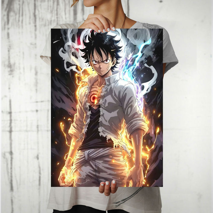 High-Quality Metal Posters - One Piece Monkey D Luffy OP13 | Vibrant ...