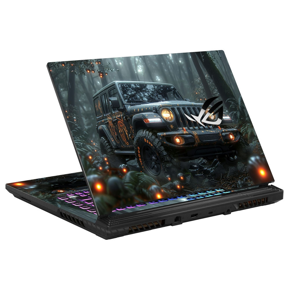 Shop Rainforest Jeep Ride Laptop Skin for Asus | Buy Online Now ...