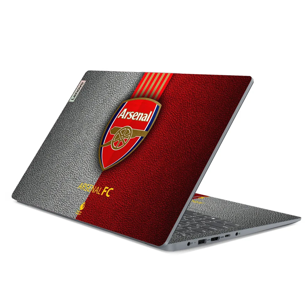 Arsenal FC Split Leather Crest Laptop Skin | 3D Embossed 3M Vinyl ...