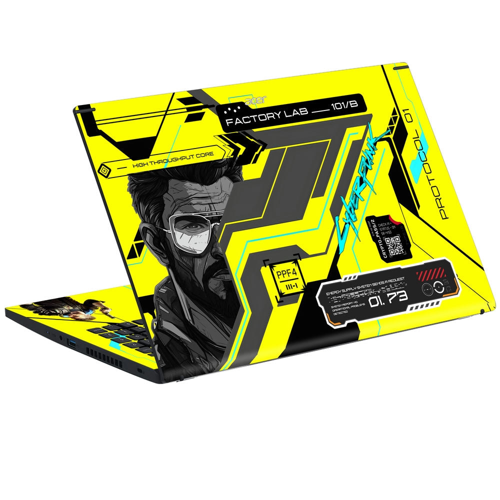 Shop Cyberpunk Neon Outlaw Laptop Skin for Acer | Buy Online Now ...