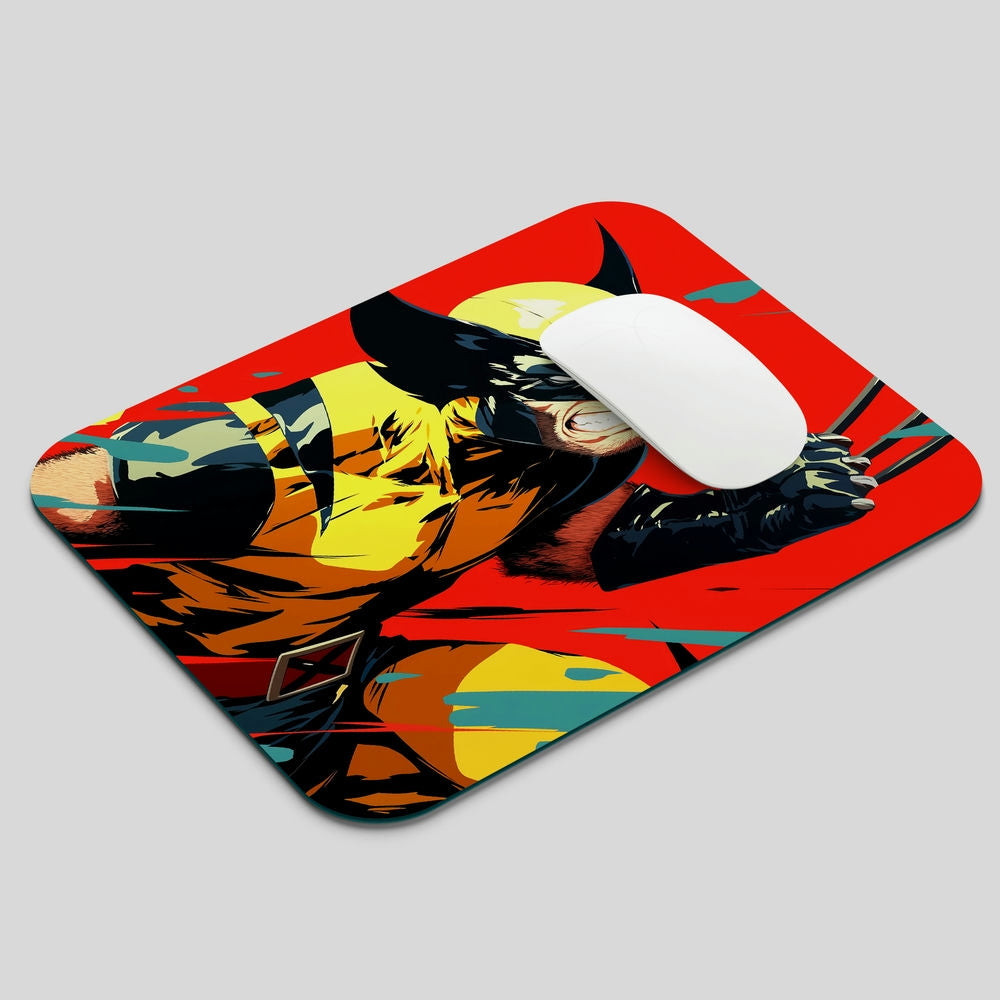 Stylish Wolverine Action SplashAbstract Fluid Art Mouse Pad - Premium ...