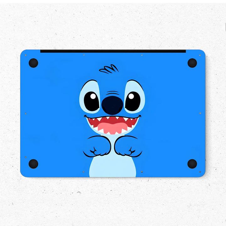 Stitch Big Blue Face Laptop Skin for MacBook | Buy Online Now – SkinsLegend