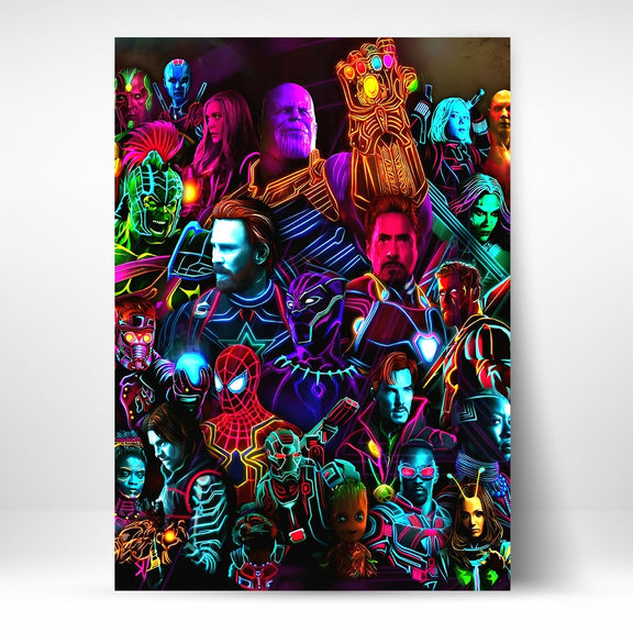 High-Quality Metal Posters - Superheroes Avengers Endgame | Vibrant ...