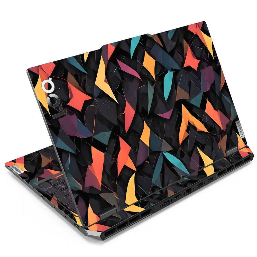 Shop Geometric Vibrant Shapes Pattern Laptop Skin for Lenovo LOQ | Buy ...