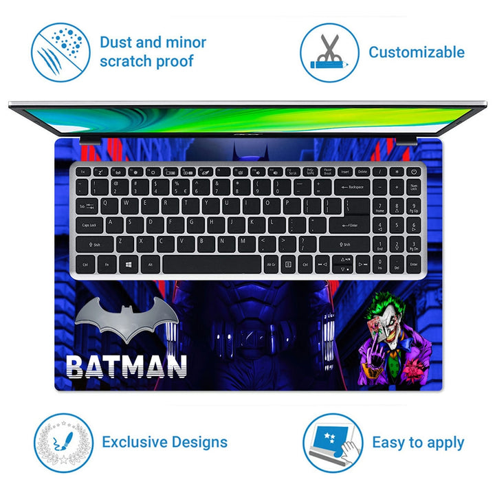 Shop Batman Blue Laptop Skin | Buy Online Now – SkinsLegend
