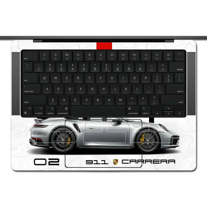 Porsche 911 Carrera Sketch Laptop Skin for MacBook | Buy Online Now – SkinsLegend