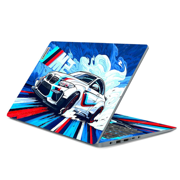 BMW M Sport White Splash 3D Embossed Laptop Skin | Buy Online Now ...