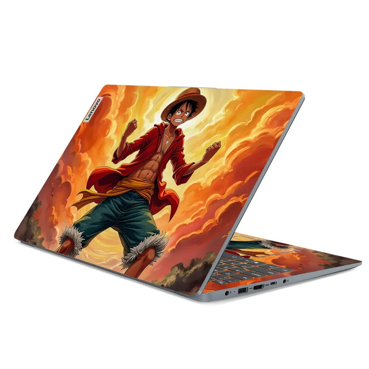 Luffy Action Pose 3D Embossed Laptop Skin | Buy Online Now – SkinsLegend