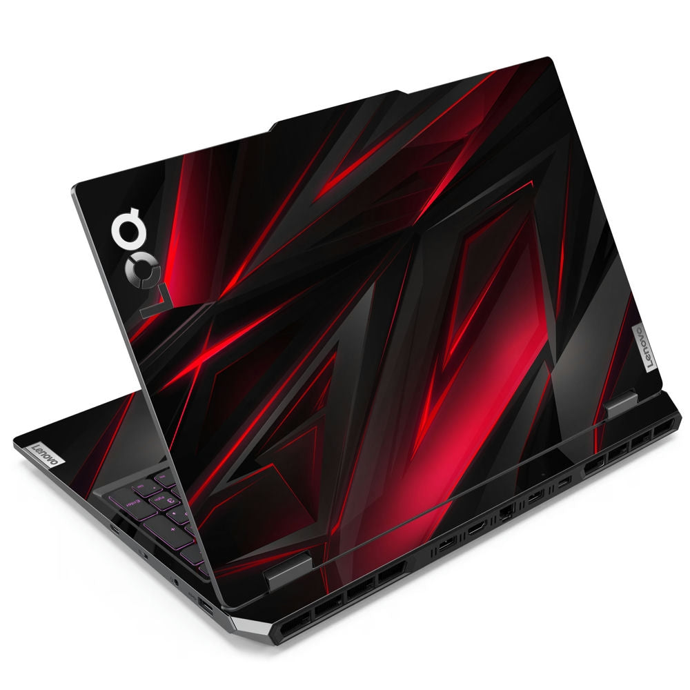 Shop Grey Red 3D Abstract Laptop Skin for Lenovo LOQ | Buy Online Now ...