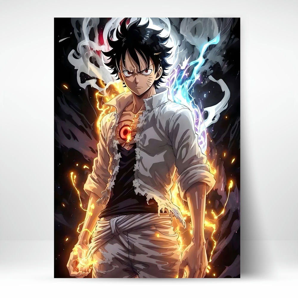 High-Quality Metal Posters - One Piece Monkey D Luffy OP11 | Vibrant ...