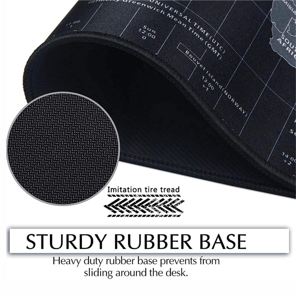 World Map Anti-Slip Extended Desk Mat Gaming Mouse Pad | SkinsLegend