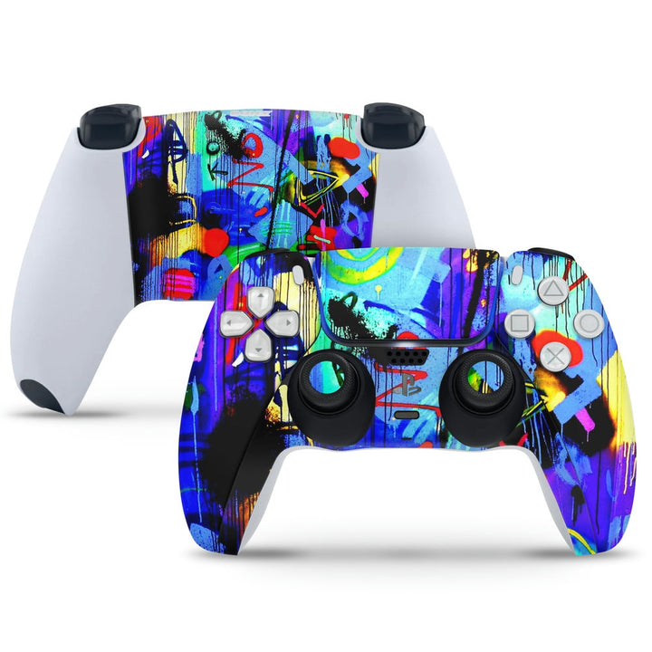 PlayStation 5 Controller Skin - Multicolor Graffiti Art – SkinsLegend