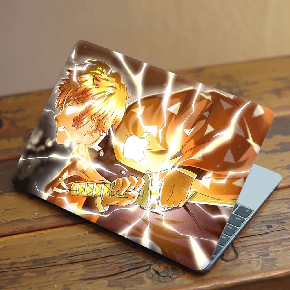 Laptop Skin for Apple MacBook - Zenitsu Agatsuma Kimetsu No Yaiba ...