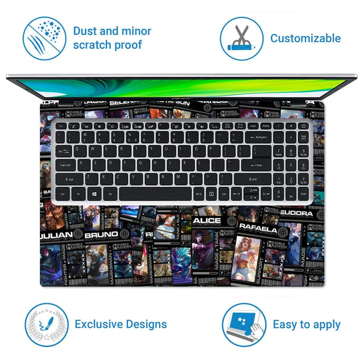 Shop Mobile Legends Sticker Bomb DS5 Laptop Skin | Buy Online Now ...