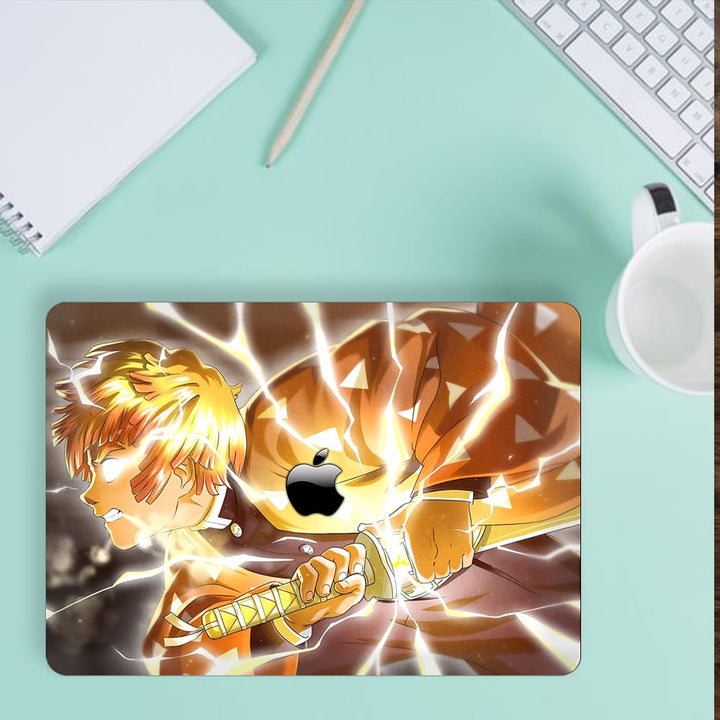Laptop Skin for Apple MacBook - Zenitsu Agatsuma Kimetsu No Yaiba ...