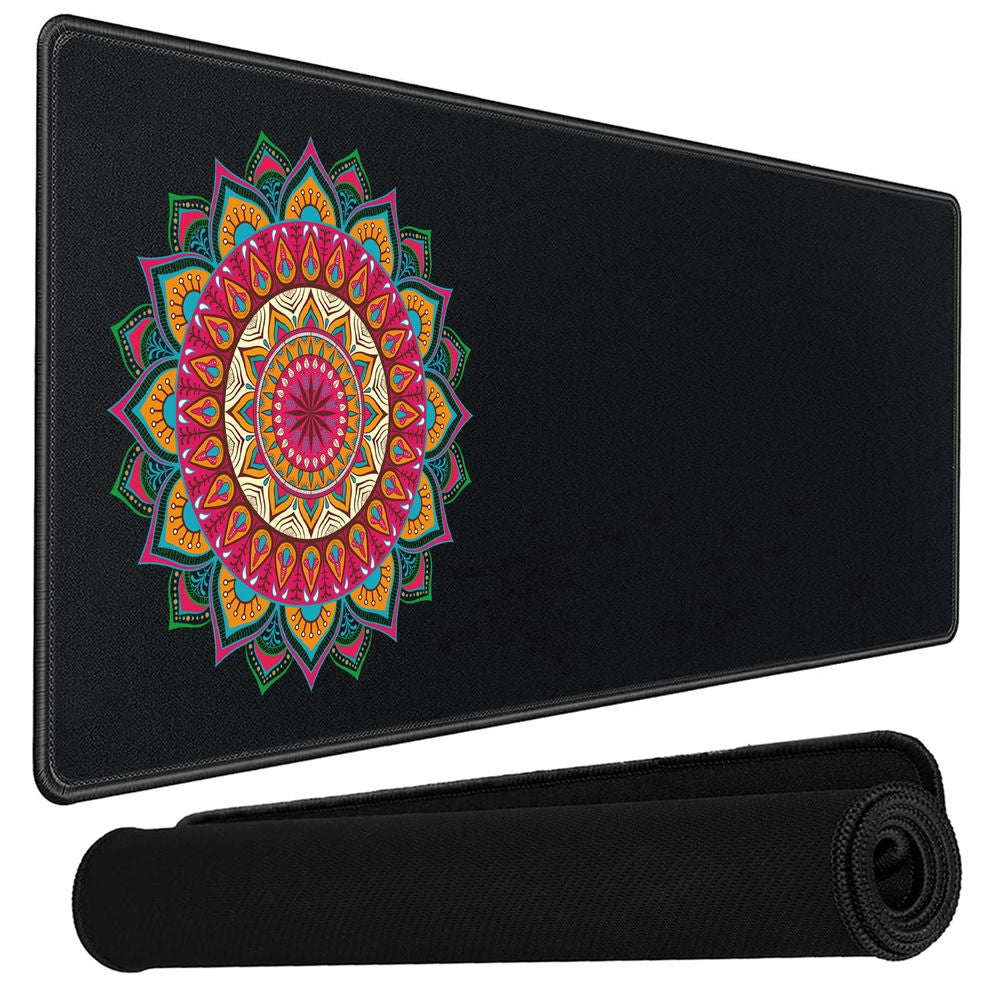 Optimize Your Gaming Experience with Multicolour Mandala Art Anti-Slip ...