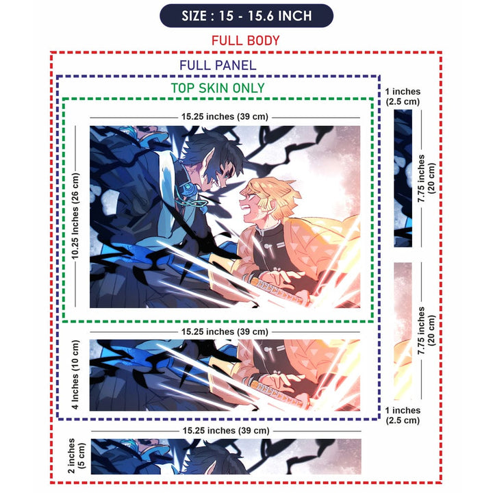 Shop Demon Slayer Kimetsu No Yaiba DS07 Laptop Skin | Buy Online Now ...