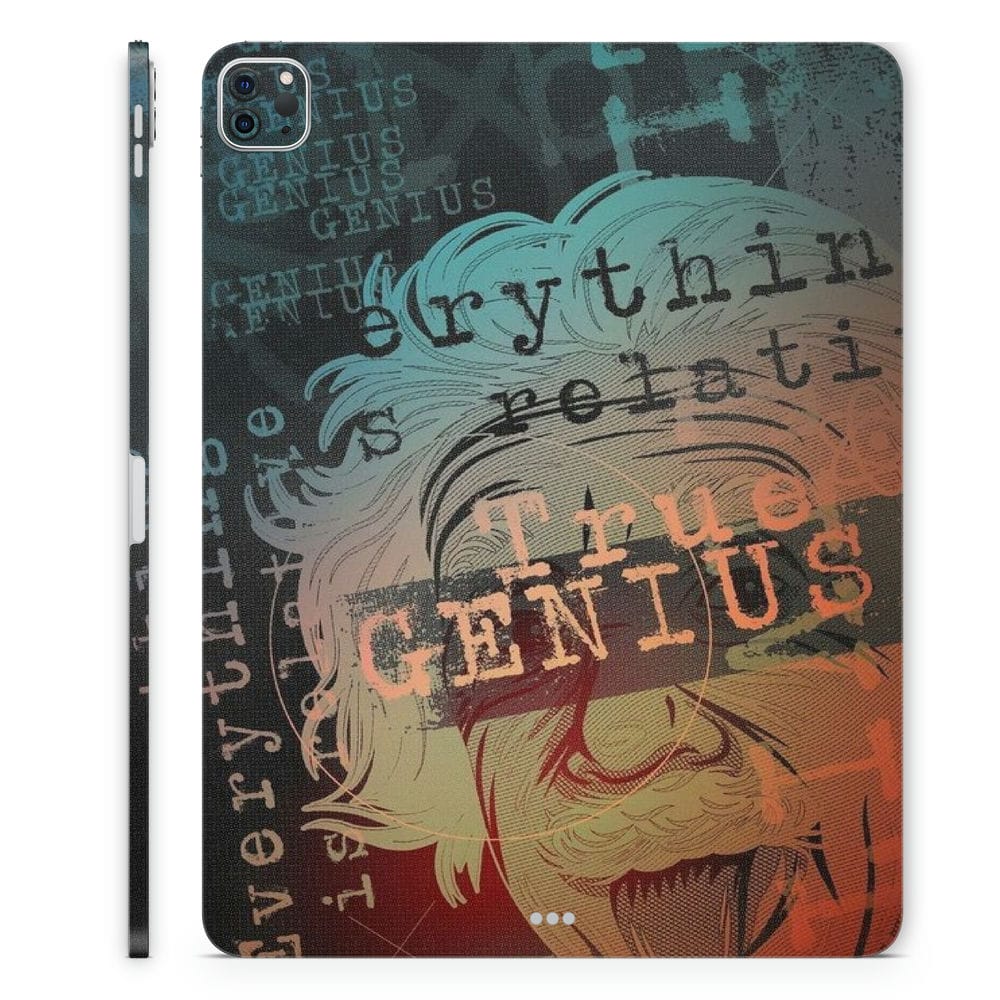 Genius Einstein Design Tablet Skin Wrap - Elevate Your Tablet's Look ...