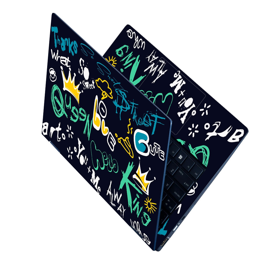 Shop Hello King Queen Laptop Skin | Buy Online Now – SkinsLegend