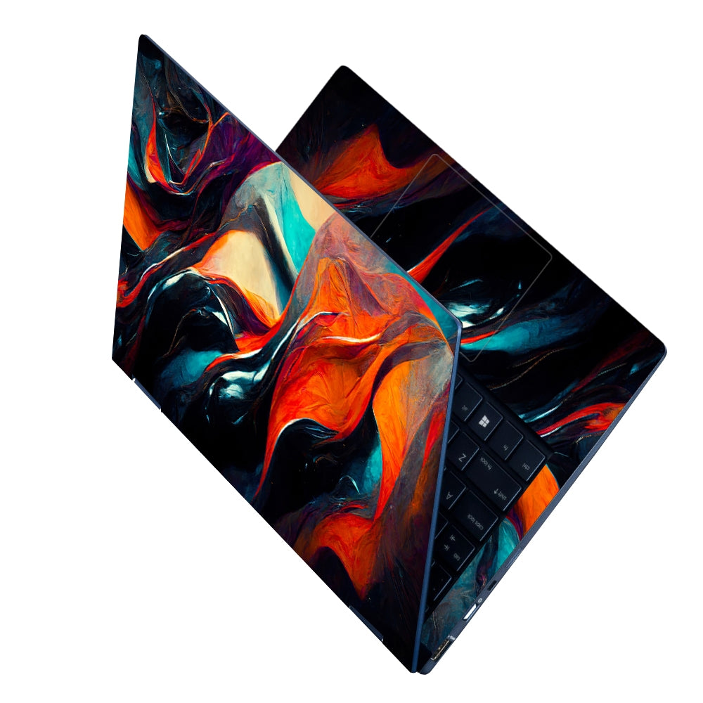 Shop Abstract Painting Modern Futuristic Pattern Laptop Skin | Buy ...