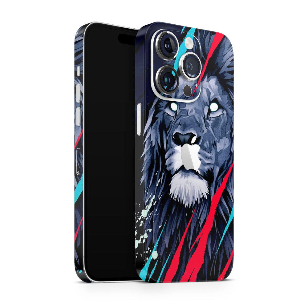 Apple iPhone Skin Wrap - Lion Face Art – SkinsLegend