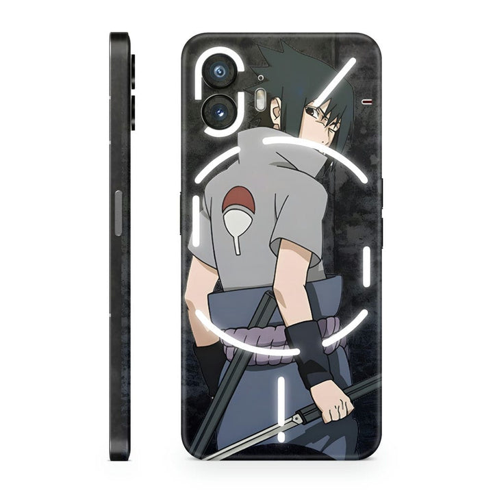 Mobile Skin Wrap Anime Sasuke Uchiha Back View : Protect Your Phone and ...