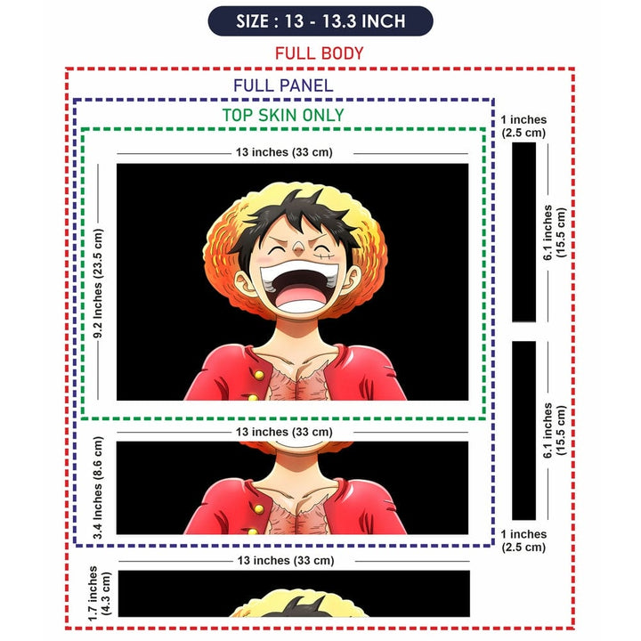 Shop Anime Luffy Laughing Laptop Skin | Buy Online Now – SkinsLegend