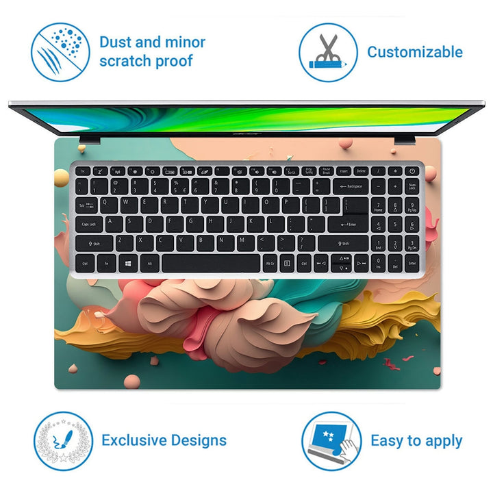 Shop Candy and Ice Cream Composition Laptop Skin | Buy Online Now ...