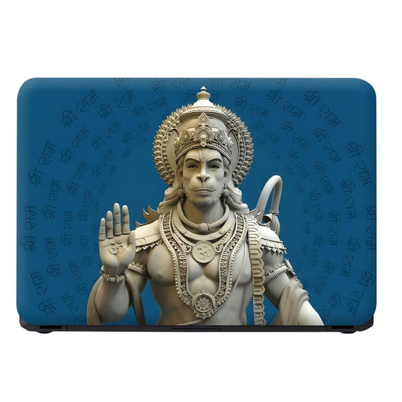 Shop Lord Hanuman 3D White Shri Ram Laptop Skin | Buy Online Now ...