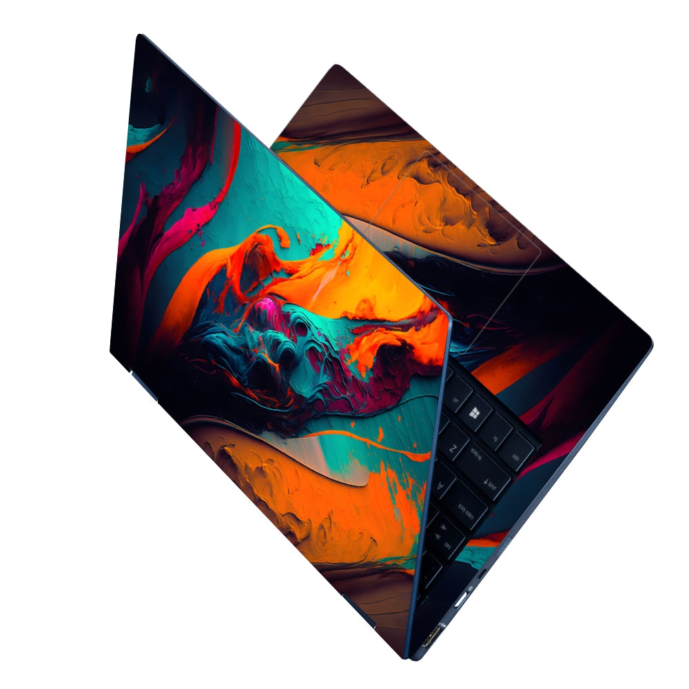 Shop Abstract Painting Color Texture Laptop Skin | Buy Online Now ...