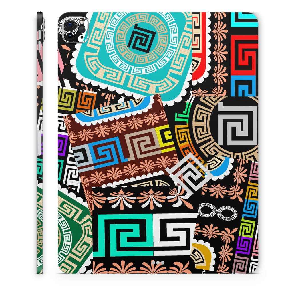 Multi Symbol Art Tablet Skin Wrap - Elevate Your Tablet's Look ...