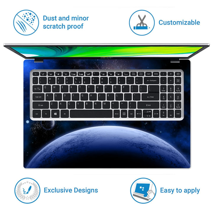 Shop 3D Space Scene Laptop Skin | Buy Online Now – SkinsLegend