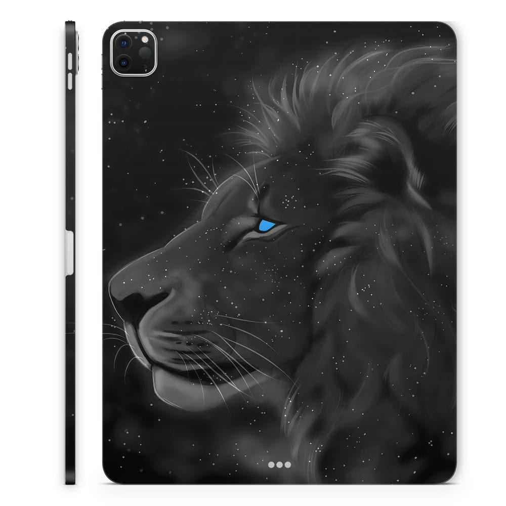Galaxy Lion Monocrome Tablet Skin Wrap - Elevate Your Tablet's Look ...