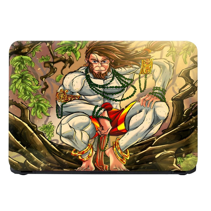 Shop Lord Hanuman Sitting Laptop Skin | Buy Online Now – SkinsLegend
