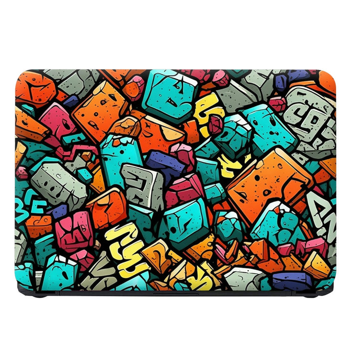 Shop A Close Up of a Bunch of Cartoon Laptop Skin | Buy Online Now ...