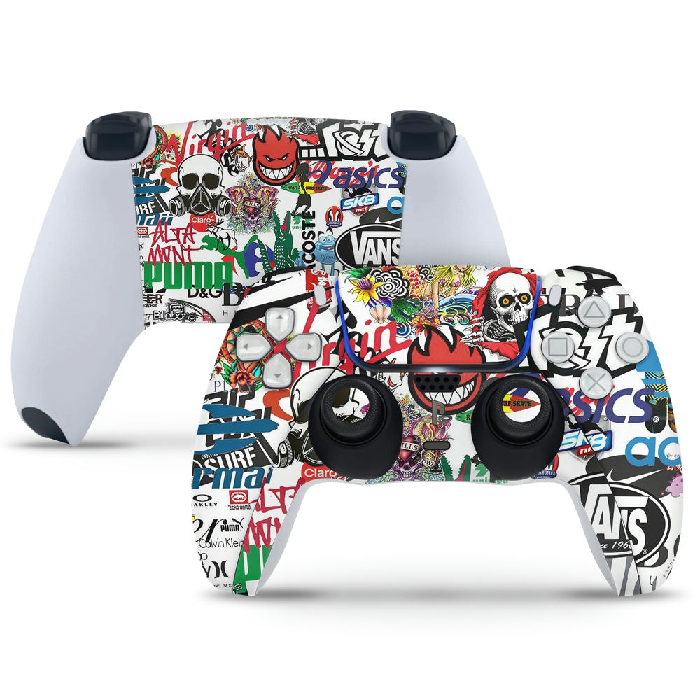 PlayStation 5 Controller Skin - Sticker Bomb Kills – SkinsLegend